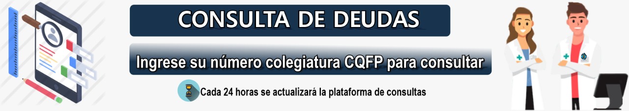 Consulta tu Deuda - Colegio Químico Farmacéutico Departamental de Lima